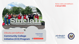 Dibuka pendaftaran Community College Initiative (CCI) Program